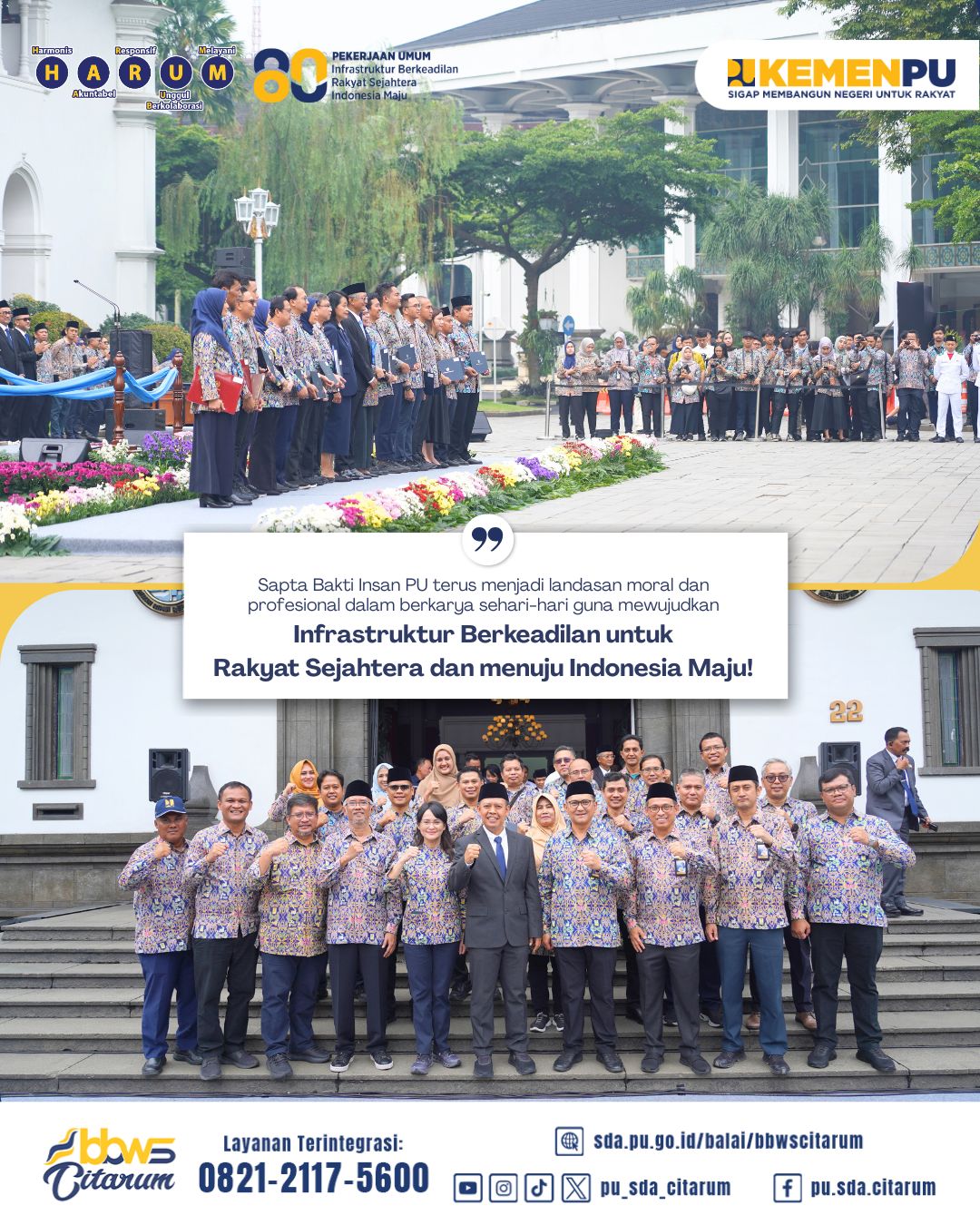 BBWS-CITARUM | Sapta Bakti Insan PU