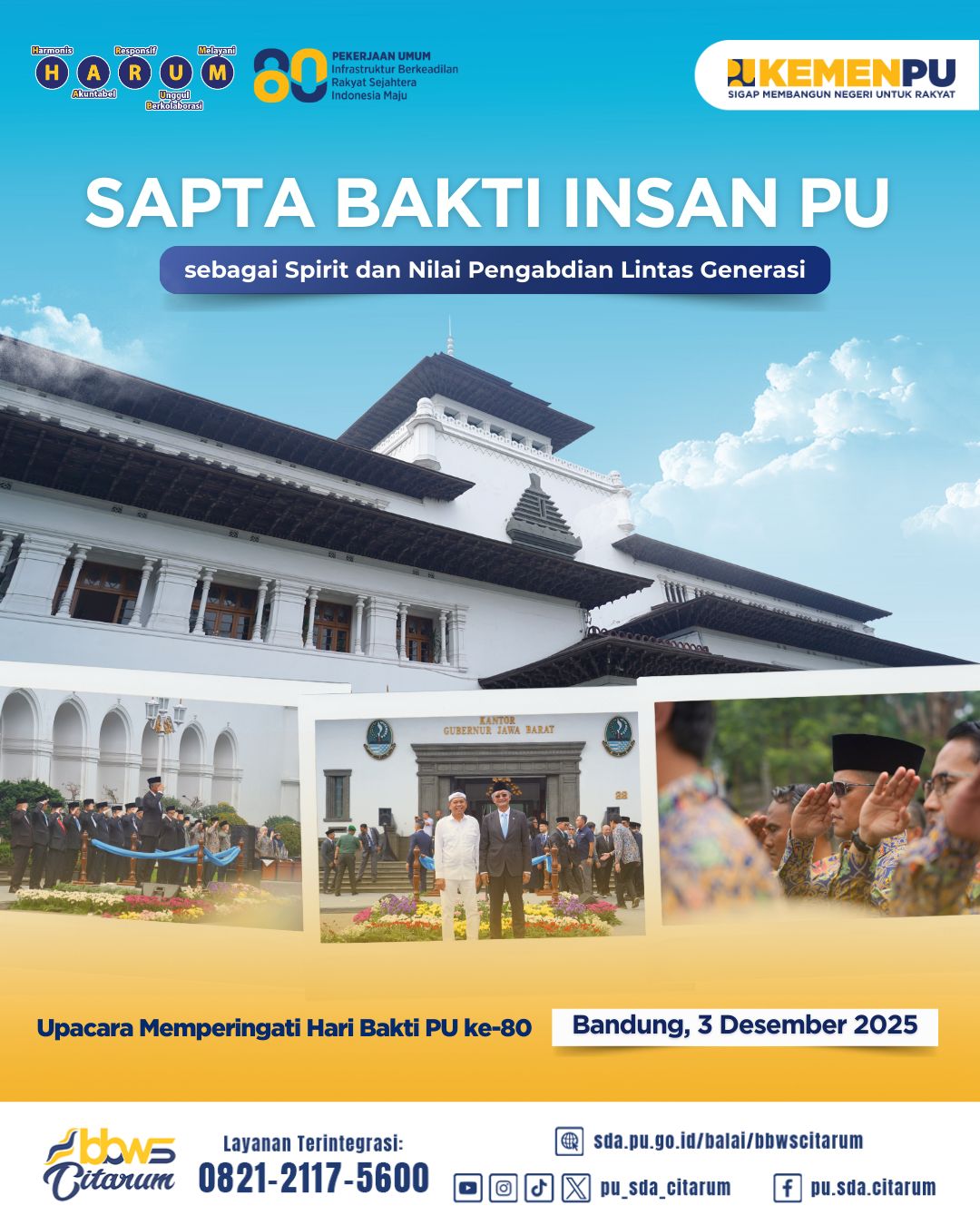 BBWS-CITARUM | Sapta Bakti Insan PU